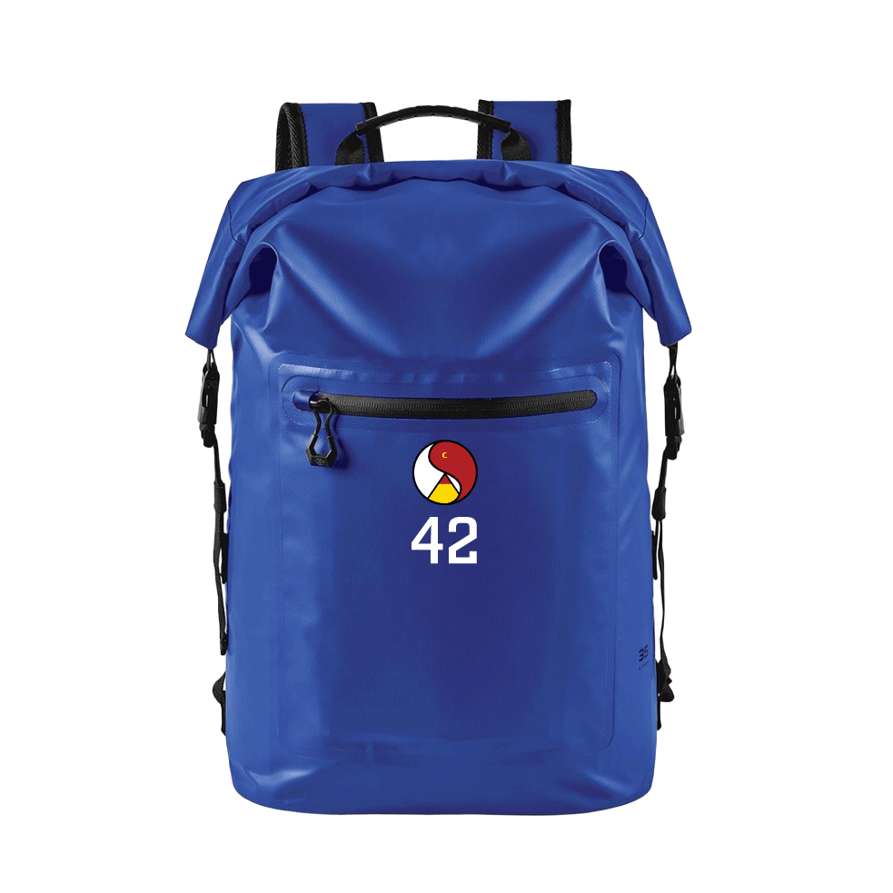 Technical Roll Top Waterproof Backpack 35L (BLUE) | Portland Red Tide ...